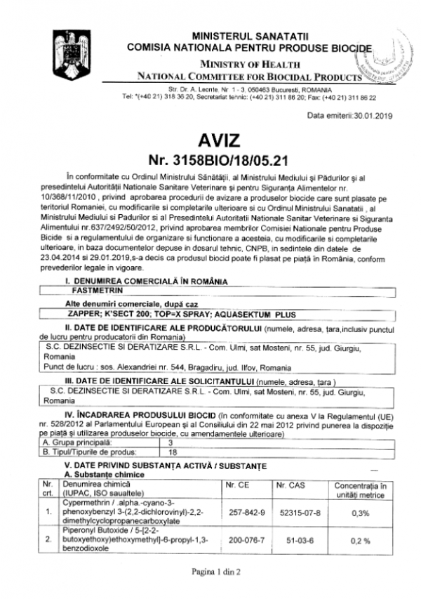 Klinosept Dezinfectant suprafete pe baza de alcool, 5L